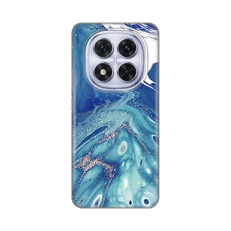 Zastitna silikonska maska (futrola) PRINT - Xiaomi Redmi Note 14 Pro 5G (EU) Blue Marble
