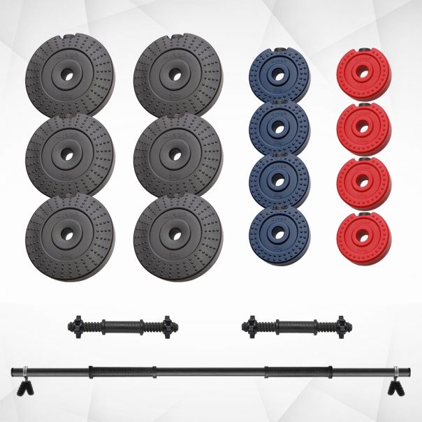 Iron Sport set Tegovi set 44kg i 2+1 šipka