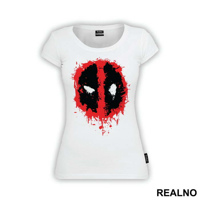 OUTLET - BELA ŽENSKA MAJICA VELIČINE XS - DEADPOOL