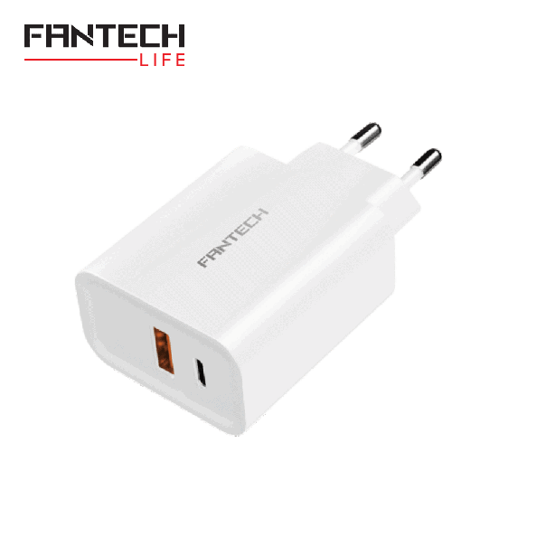 FANTECH Kućni punjac Power Pure CWQ201 PD/USB 30W QC, bela