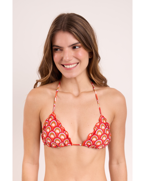 Top Floral-Scales Frufru