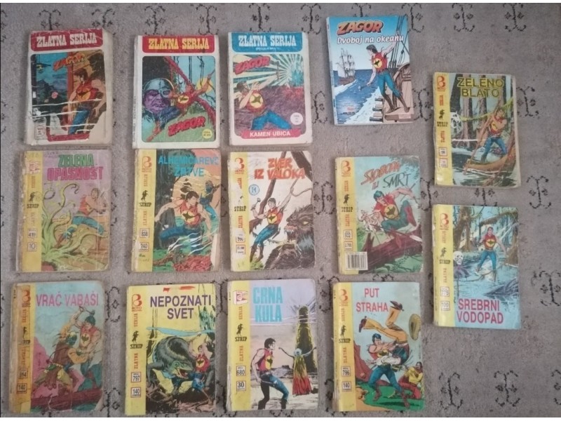 ZS i LMS - 22 STRIPA : ZAGOR, Teks, Kapetan Miki