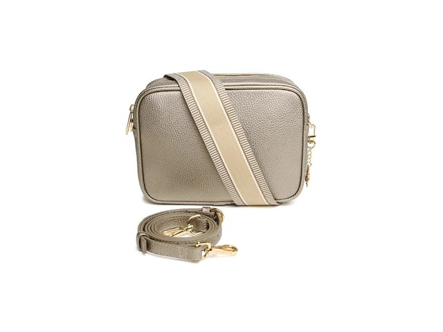 Torba - Soho, Bronze, Double zipped, Crossbody