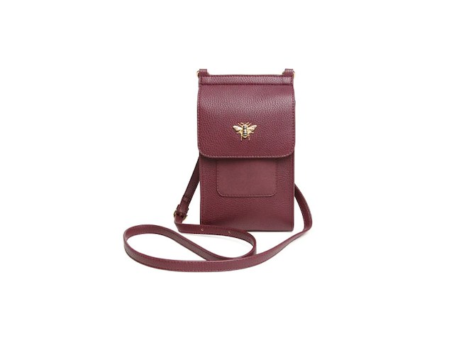 Torba - Bloomsbury, Fig, Crossbody phone