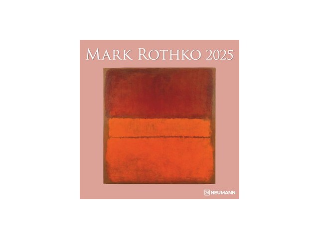 Zidni kalendar 2025 - Mark Rothko, 30x30 cm