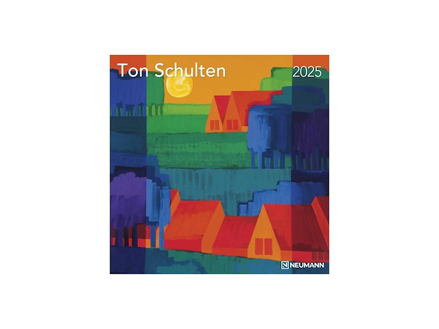 Zidni kalendar 2025 - Ton Schulten, 30x30 cm