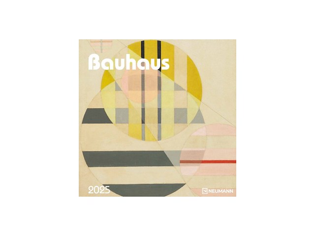 Zidni kalendar 2025 - Bauhaus, 30x30 cm