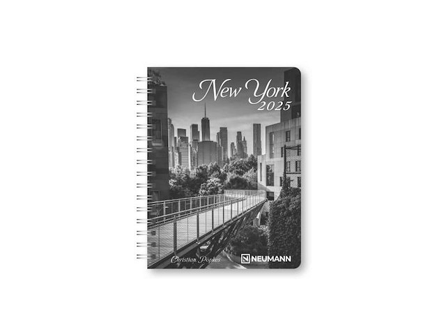 Datumirana agenda 2025 - New York, 16.5x21.6 cm