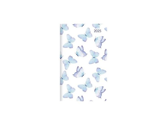 Datumirana agenda 2025 - Style, Butterfly, Pocket, 9.5x16 cm