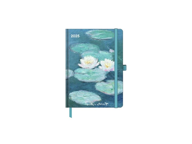 Datumirana agenda 2025 - Art, Claude Monet, 16x22 cm