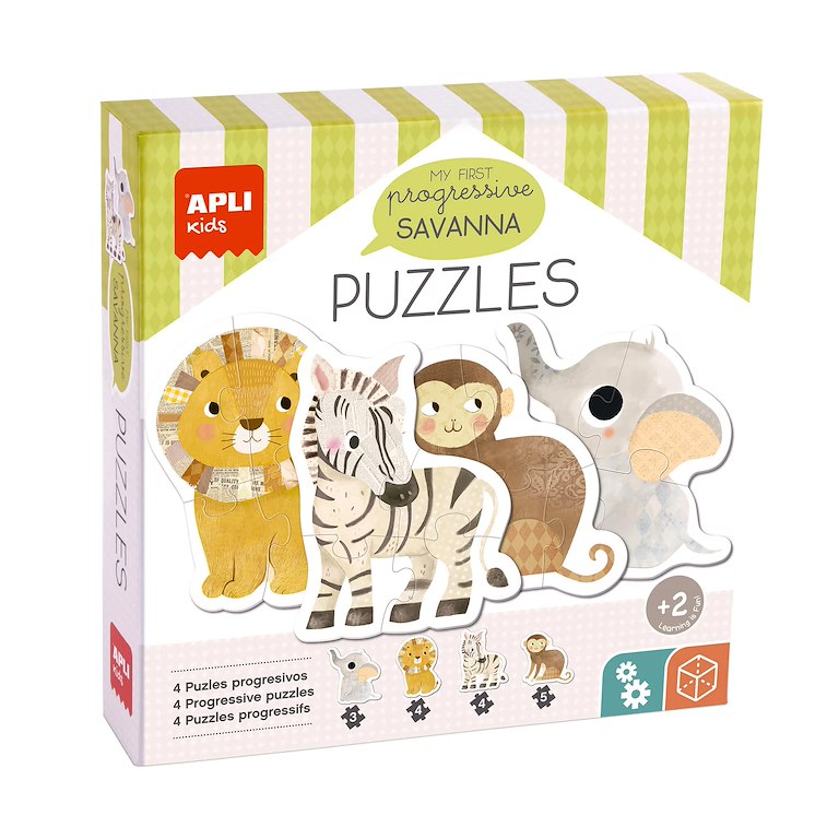 Moje prve puzzle - savana