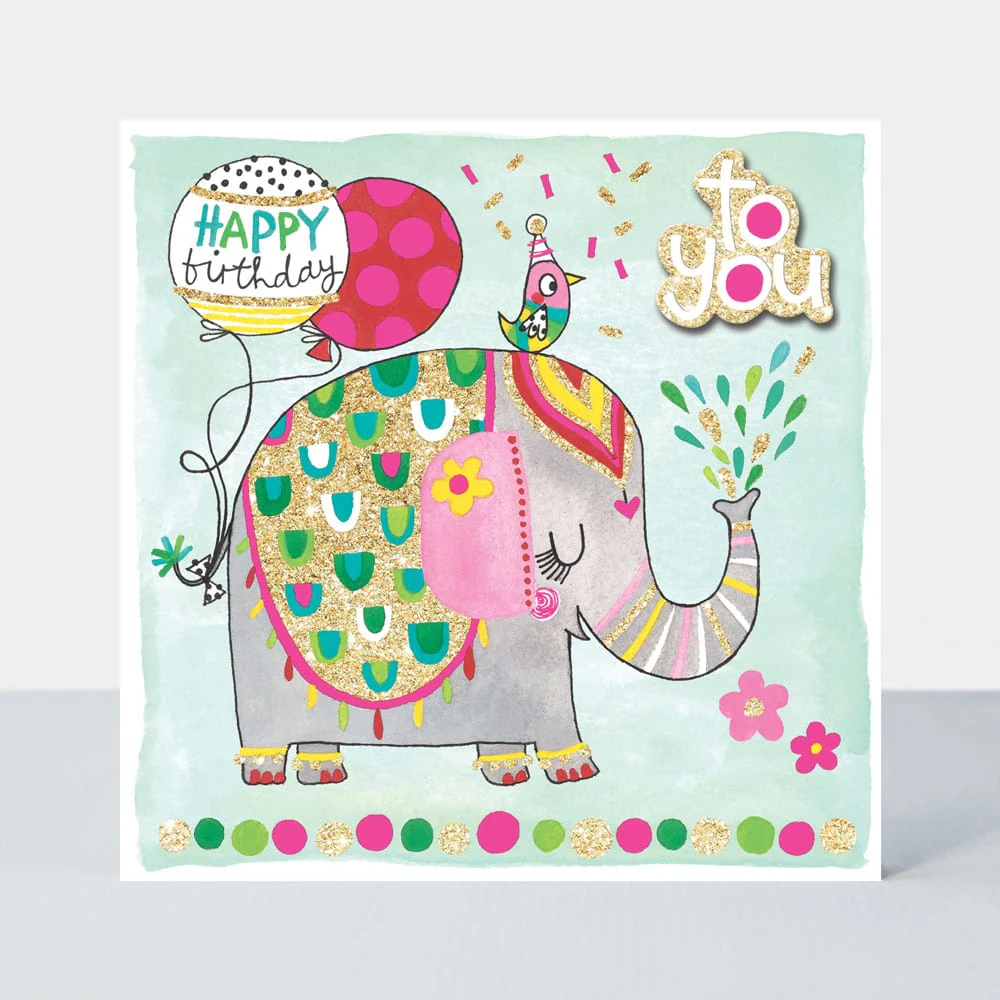 Čestitka - Happy birthday Elephant