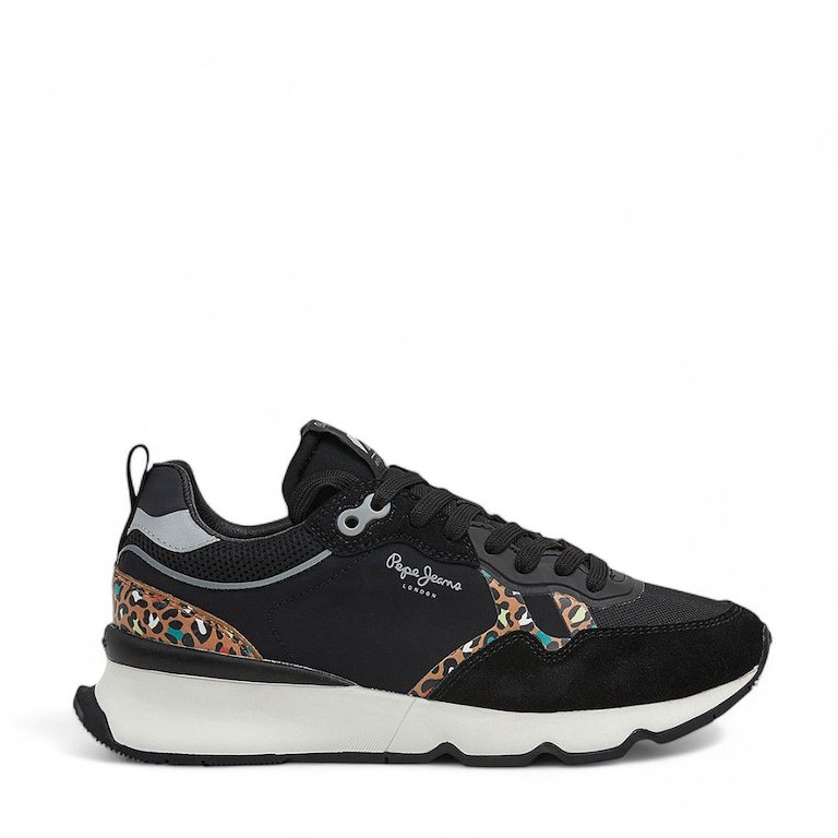 ŽENSKE PATIKE PEPE JEANS BRITT PRO LEOPARD W BLACK