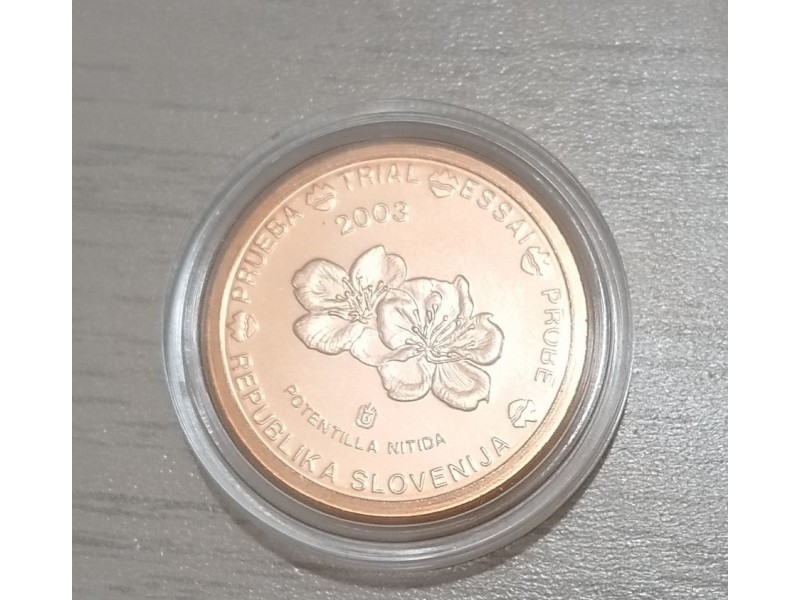 1 evro cent Slovenija SPECIMEN 2003