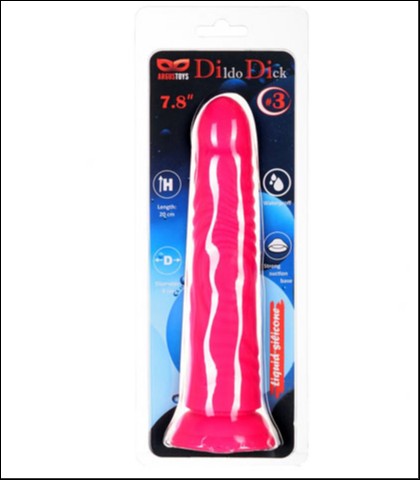 Silikonski dildo bez testisa u roze boji