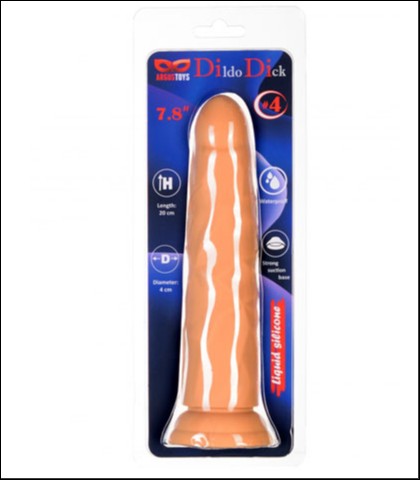 Silikonski dildo - boja koze