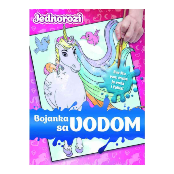 Jednorozi - bojanka sa vodom