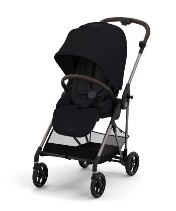 Cybex Melio taupe frame kolica za bebe Magic Black