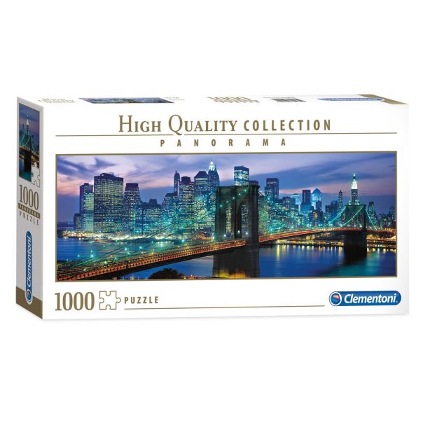 CLEMENTONI Puzzle Panorama NY Brooklyn bridge - 1.000 delova