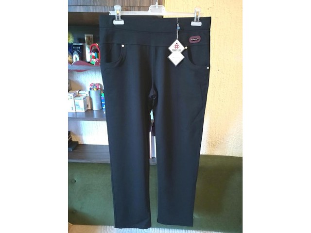 Nove zenske pantalone za punije Tommy Life 48 Crne Novo