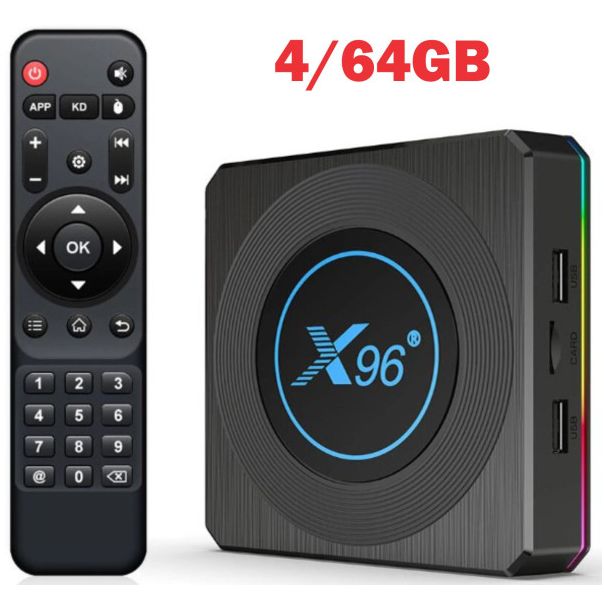 GEMBIRD Android TV Box GMB-X96 X4 4/64GB