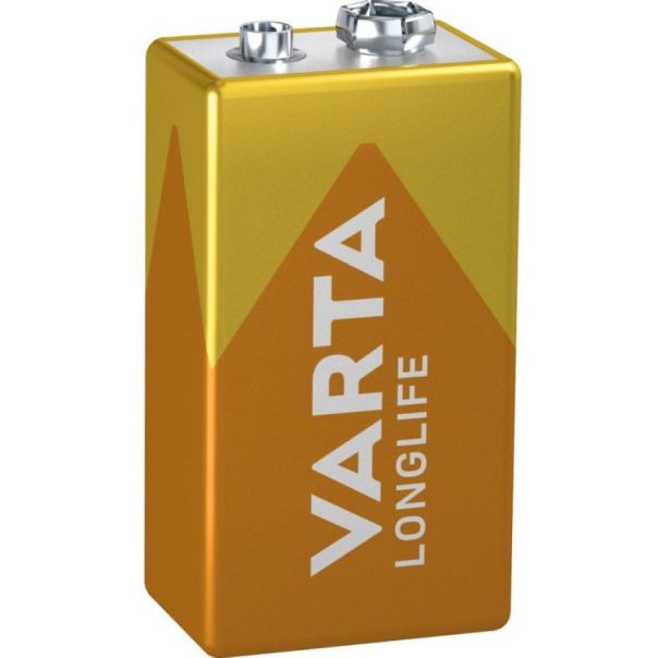 VARTA Baterija alkalna Longlife 9V 6LR61 MN1604, 1 kom