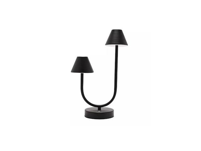 Stona lampa - Hestia, Black, USB