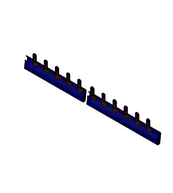 Sabirnica igličasta 1p, 10mm², 1m plave boje
sabirnica plave boje serije Amparo za standardne zaštitne prekidače i zaštitne uređaje (npr. BC, BM, BO, BS…) sa opcijom skraćivanja na oba kraja i lo...