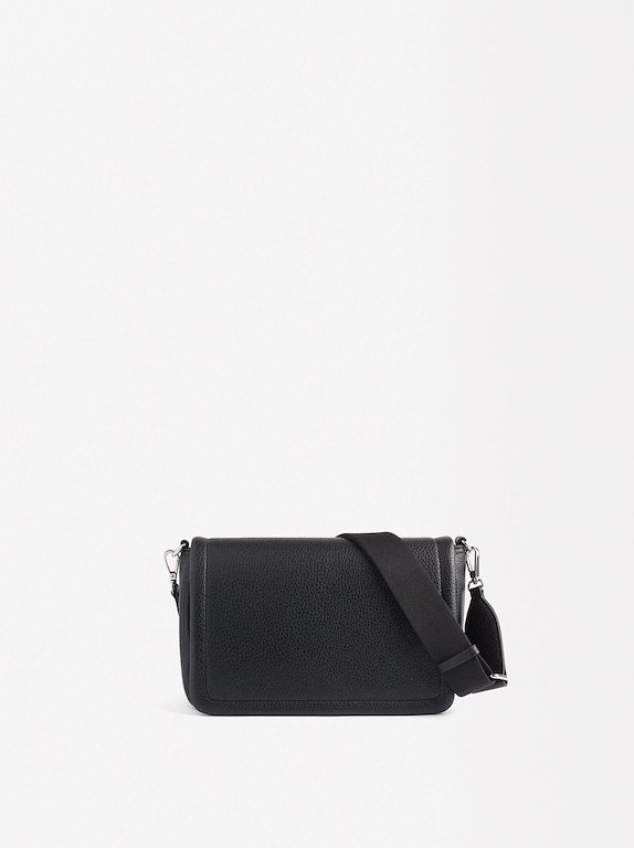 Shoulder Bag With Flap Closure