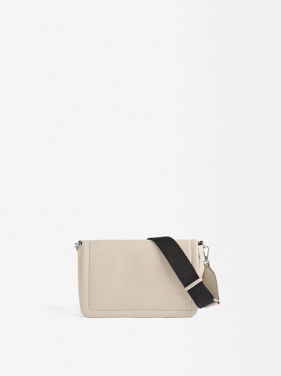 Shoulder Bag With Flap Closure