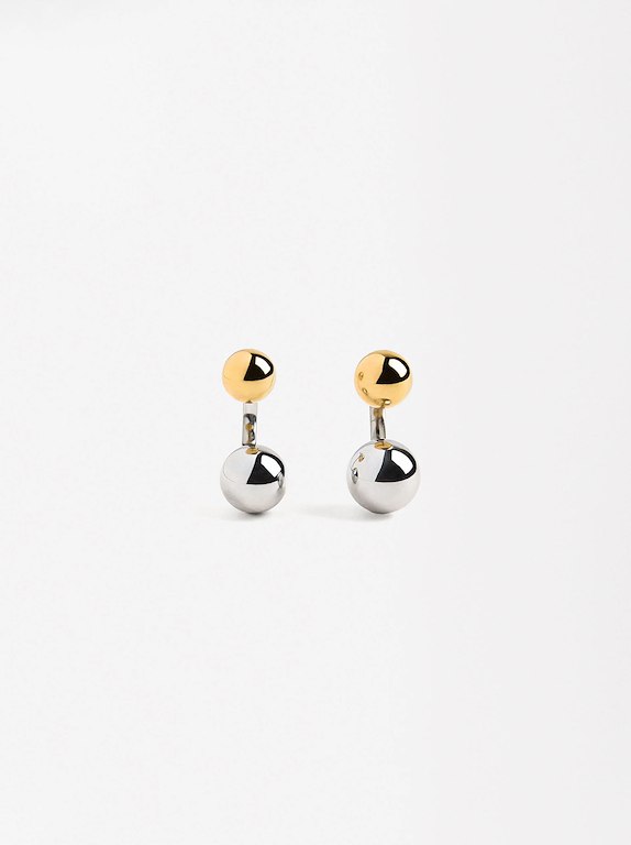 Earjackets Spheres Earrings - Stainless Steel