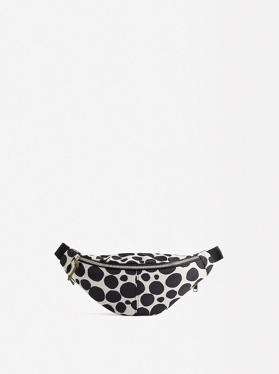 Printed Nylon Waist Bag