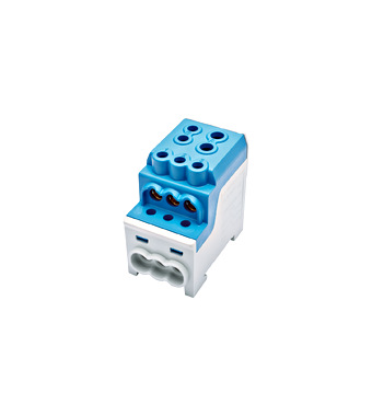 N-distributivni blok, 1p,192A,od 1x35 i 1x70mm²,do 6x16mm²
Input terminal 1x35 + 1x70mm², outgoing terminals 6 x 1.5 - 16mm²