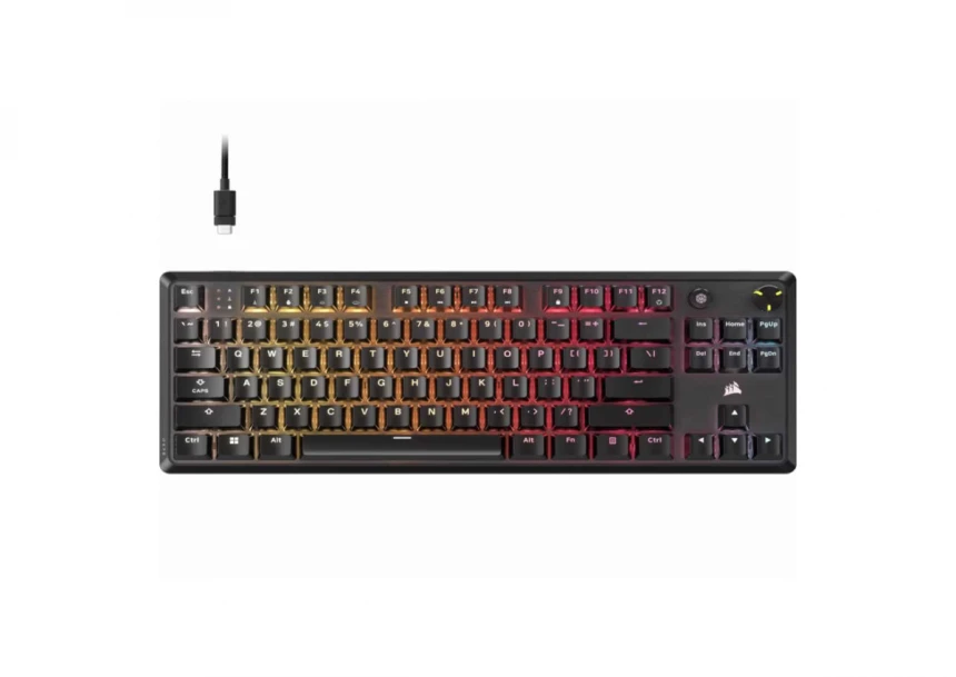 Tastatura CORSAIR K70 CORE žična/mehanička/CH-911911E-NA/RGB/gaming/crna