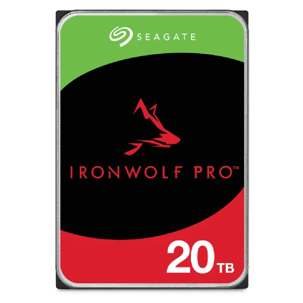 Seagate 20TB 3.5" SATA III Ironwolf pro NAS (ST20000NT001) hard disk