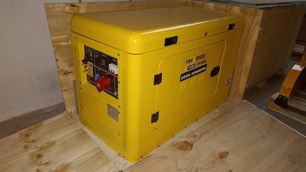 Dizel bešumni-izolovani agregat FSH 15000DS-3, 14kVA/400V, 11.5kVA/230V