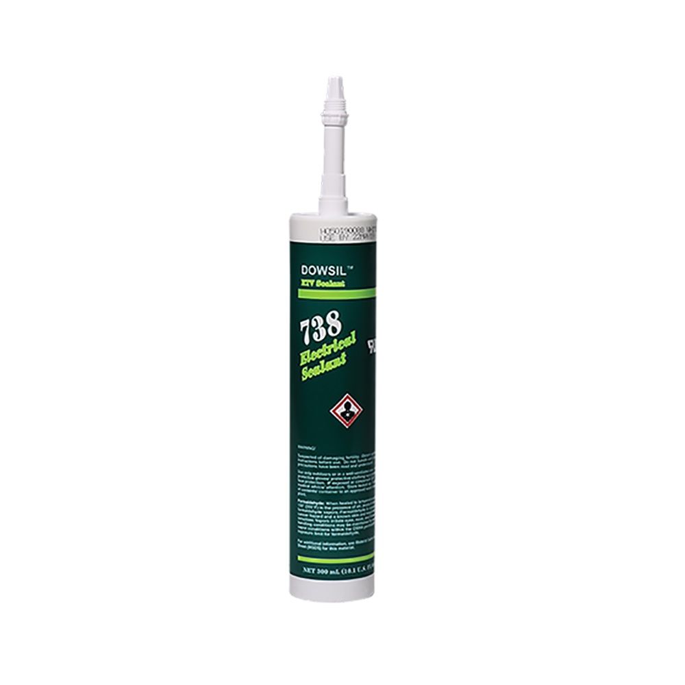 DOWSIL 738 - White Electrical Silicone Sealant - 310ml Cart.