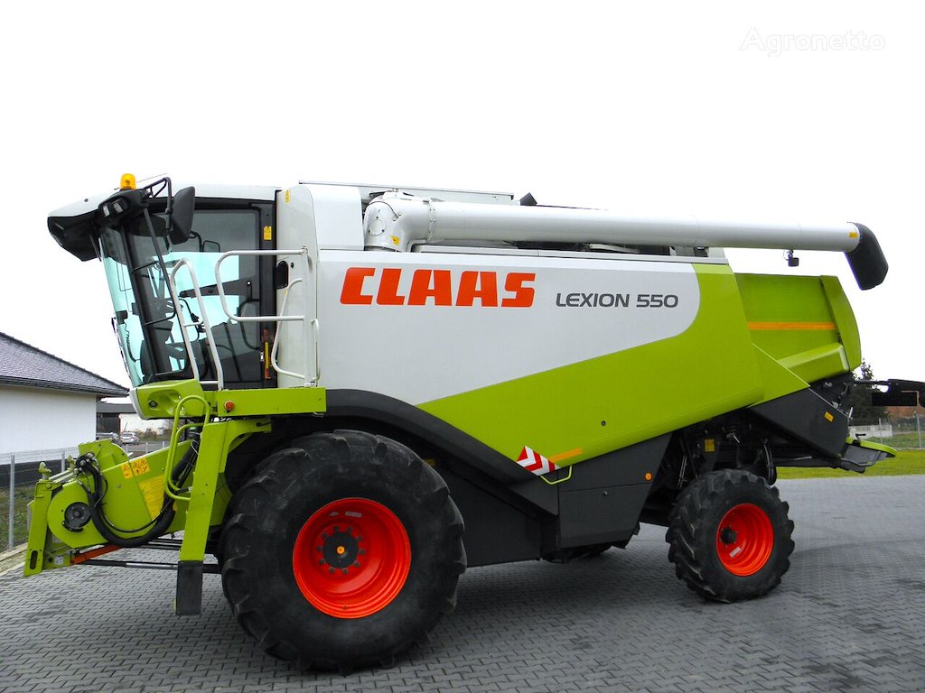 Claas Lexion 550 heder 7,5 Vario, Najbogatsza Wersja, Nie Malowany, St kombajn za žito