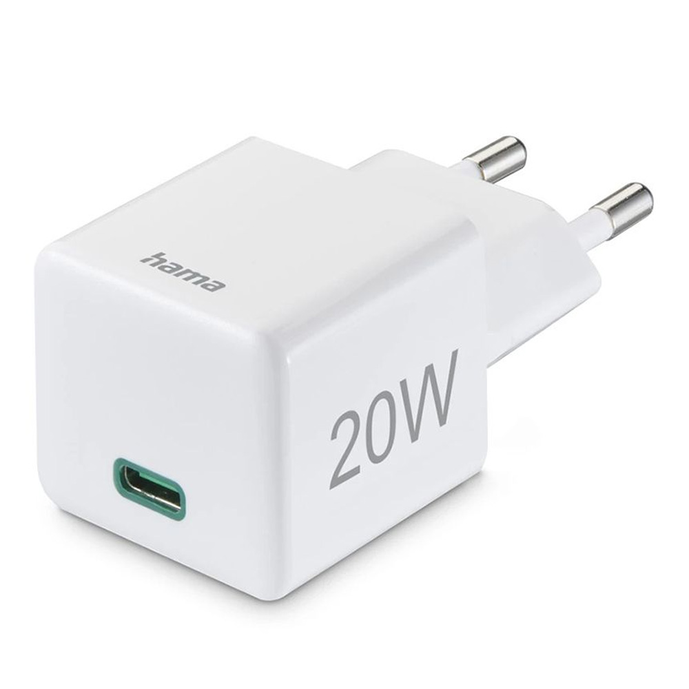 Kucni punjac Brzi iPhone USB-C PD/QC, 20W beli