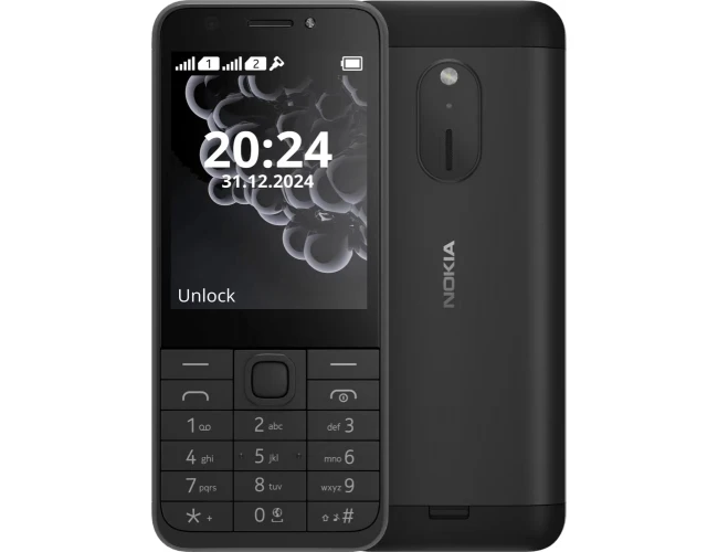 Nokia 230 2024 mobilni telefon crni