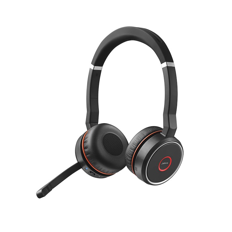 Jabra Evolve 75 SE MS crne slušalice