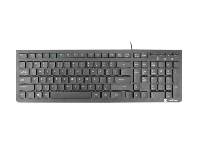 Natec DISCUS 2 Slim Multimedia US tastatura crna