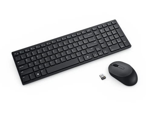 Dell KM555 Silent US bežični komplet tastatura+miš crni