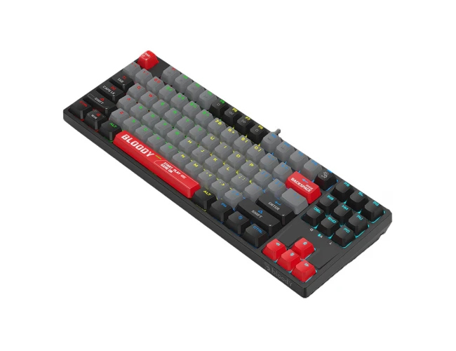 A4 Tech S87 Bloody RGB mehanička gejmerska tastatura crna