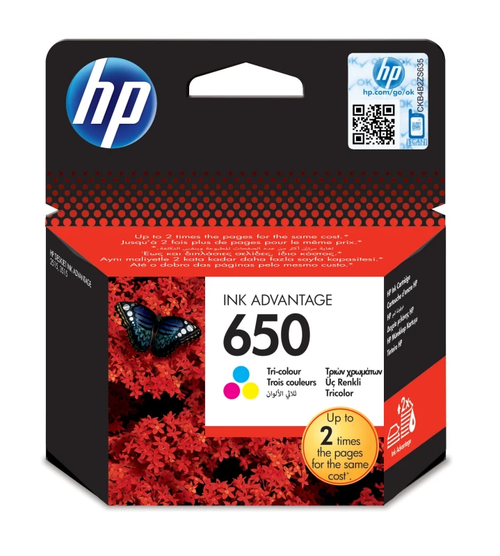 HP No.650 (CZ102AE) color kertridž (Cyan/Magenta/Žuta)