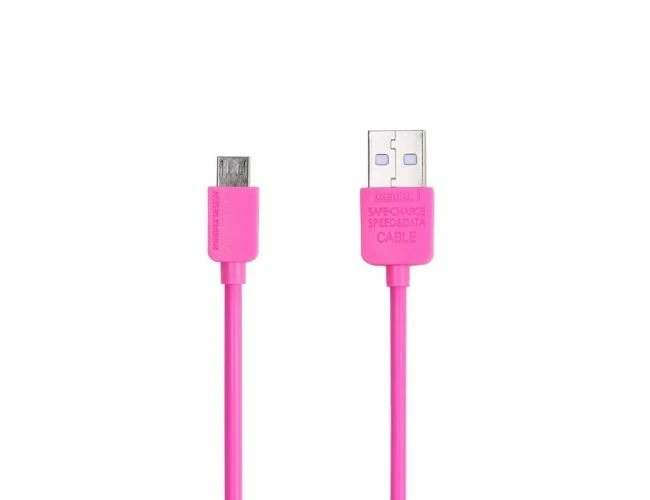 Remax Light pink kabl za punjač USB A (muški) na micro USB (muški) 1m