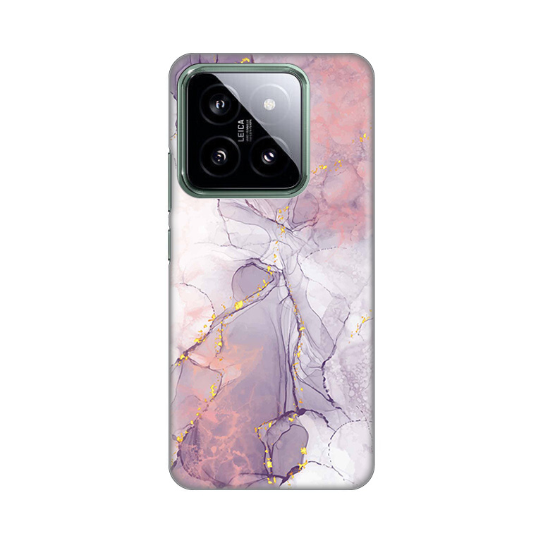 Silikonska futrola print za Xiaomi 14 Pink Marble