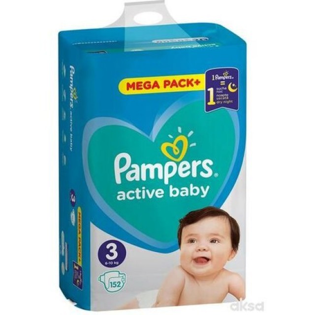 PAMPERS ACTIVE BABY MB 3 MIDI PELENE A152
Opis
INFORMACIJE
NALOG
SERVIS
KORISNI LINKOVI