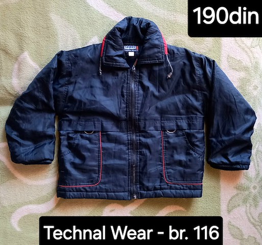 Technal Wear dečija jakna plave boje br. 116