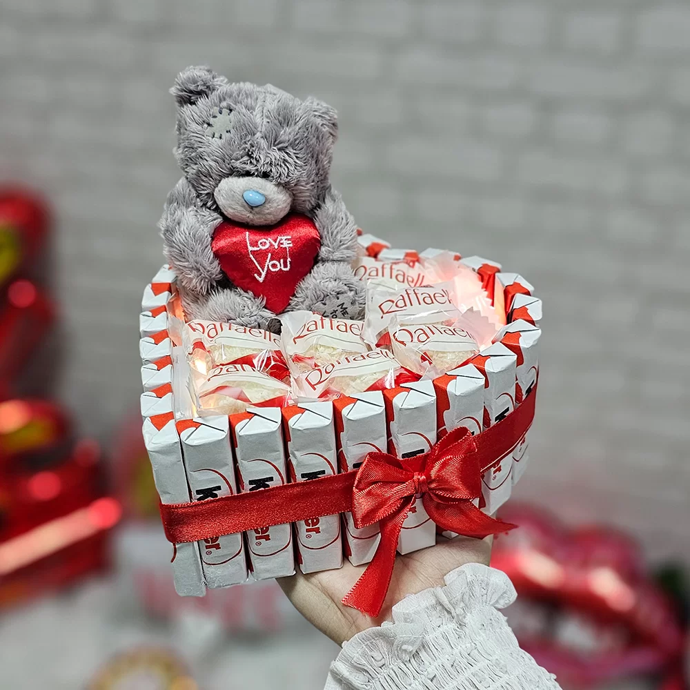 Mini Bear Kinder Box raffaello sivi meda